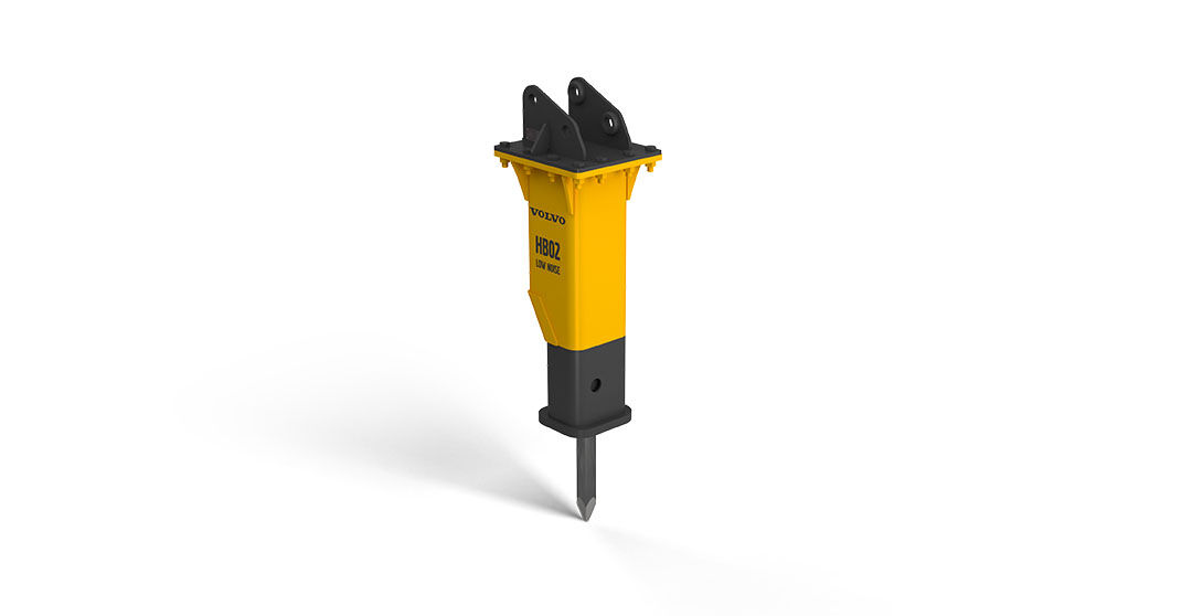 Volvo CE compact excavators get a power boost with new hydraulic breakers