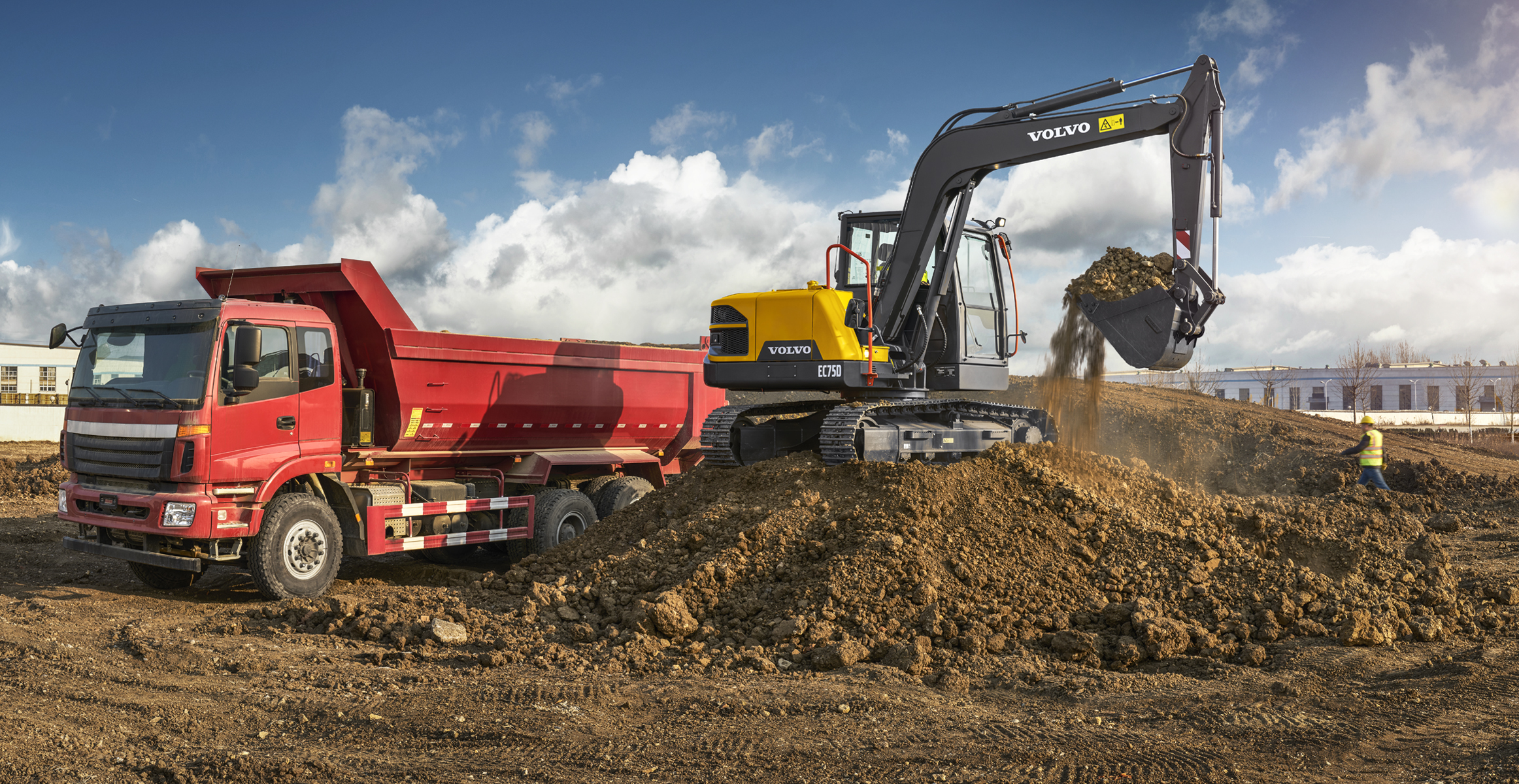 EC75D | Excavators | Overview | Volvo Construction Equipment