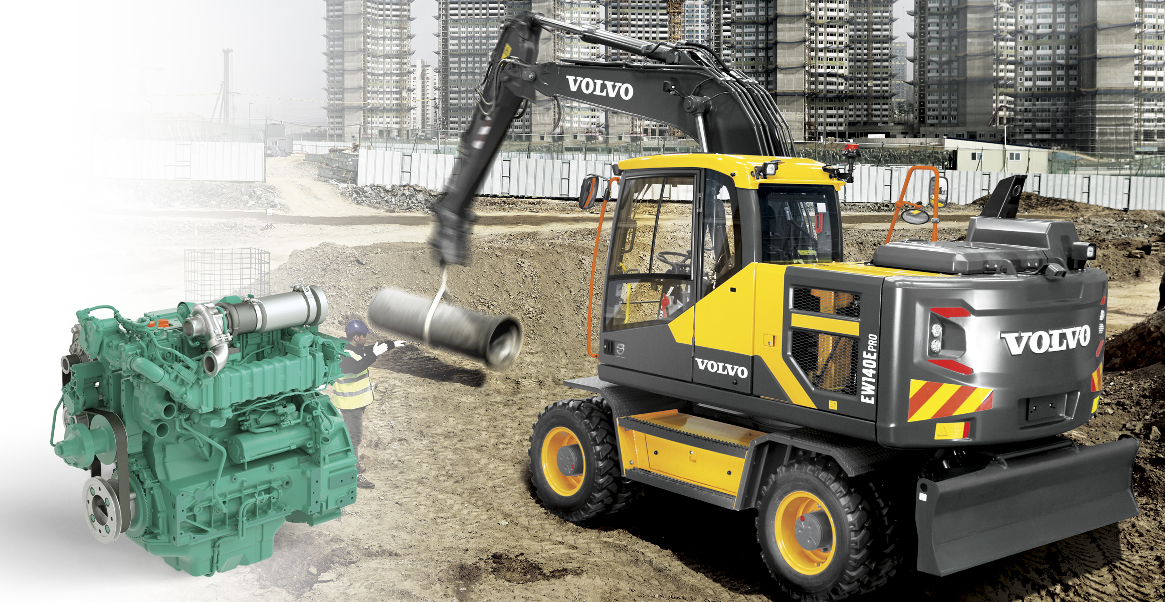 EW140E Pro | 굴착기 | 개요 | Volvo Construction Equipment